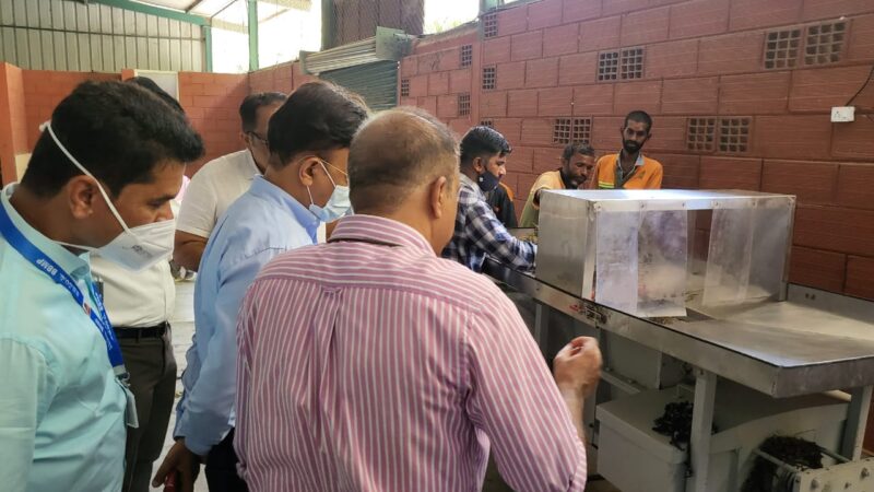 BBMP Chief Commissioner Gaurav Gupta inspects Compost-Tech machine ...