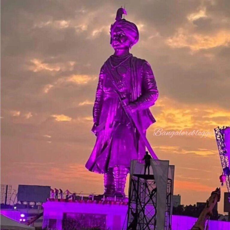 PM unveils 108-metre-long bronze statue of Sri Nadaprabhu Kempegowda in ...