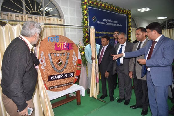 ECI team led by CEC Rajiv Kumar reaches Tripura in a 2-day visit to ...