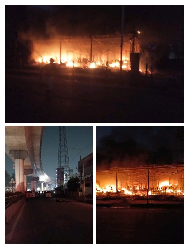 Bike Showroom gutted in fire around 50 motorcycle worth Crores gutted ...