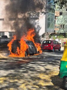 House in Kadugodi gutted in fire due to accidental fire broke out in ...